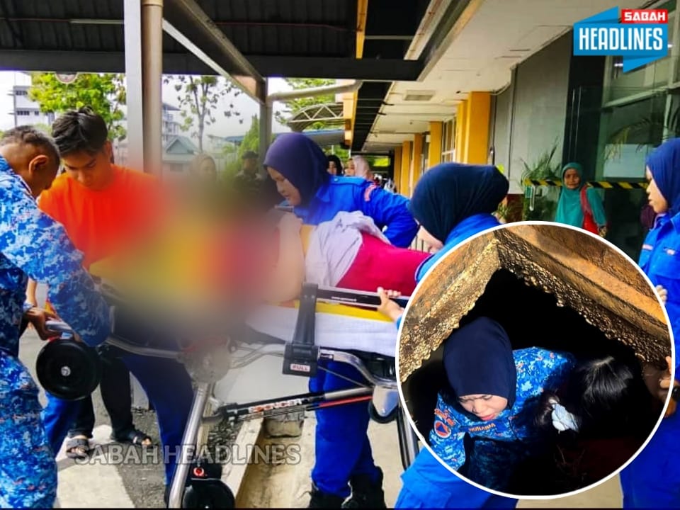 WANITA CEDERA TERJATUH DALAM LONGKANG DI WISMA PERSEKUTUAN SANDAKAN ...